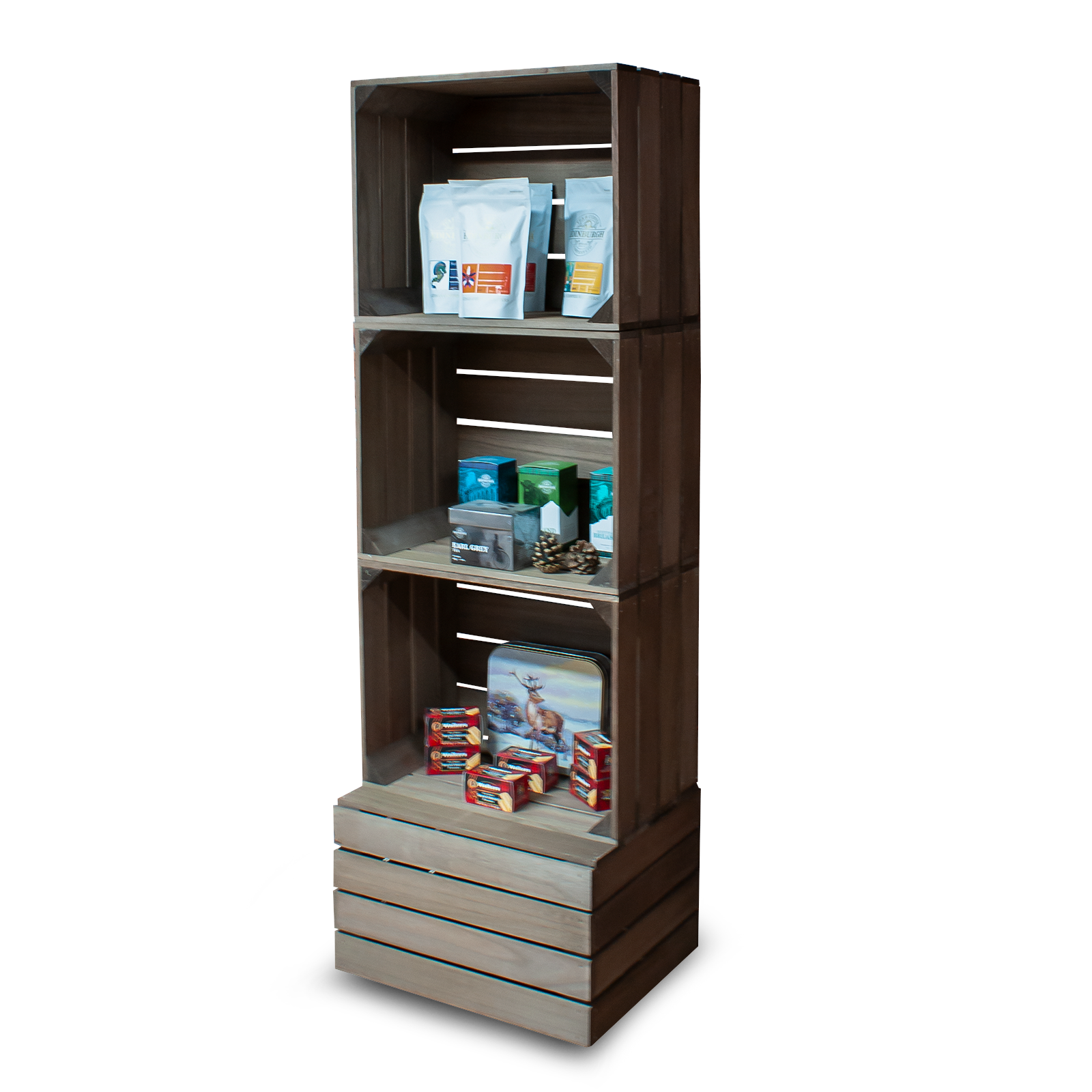 Crate Store - 4 Crate Tower Retail Display (CRATE/1)